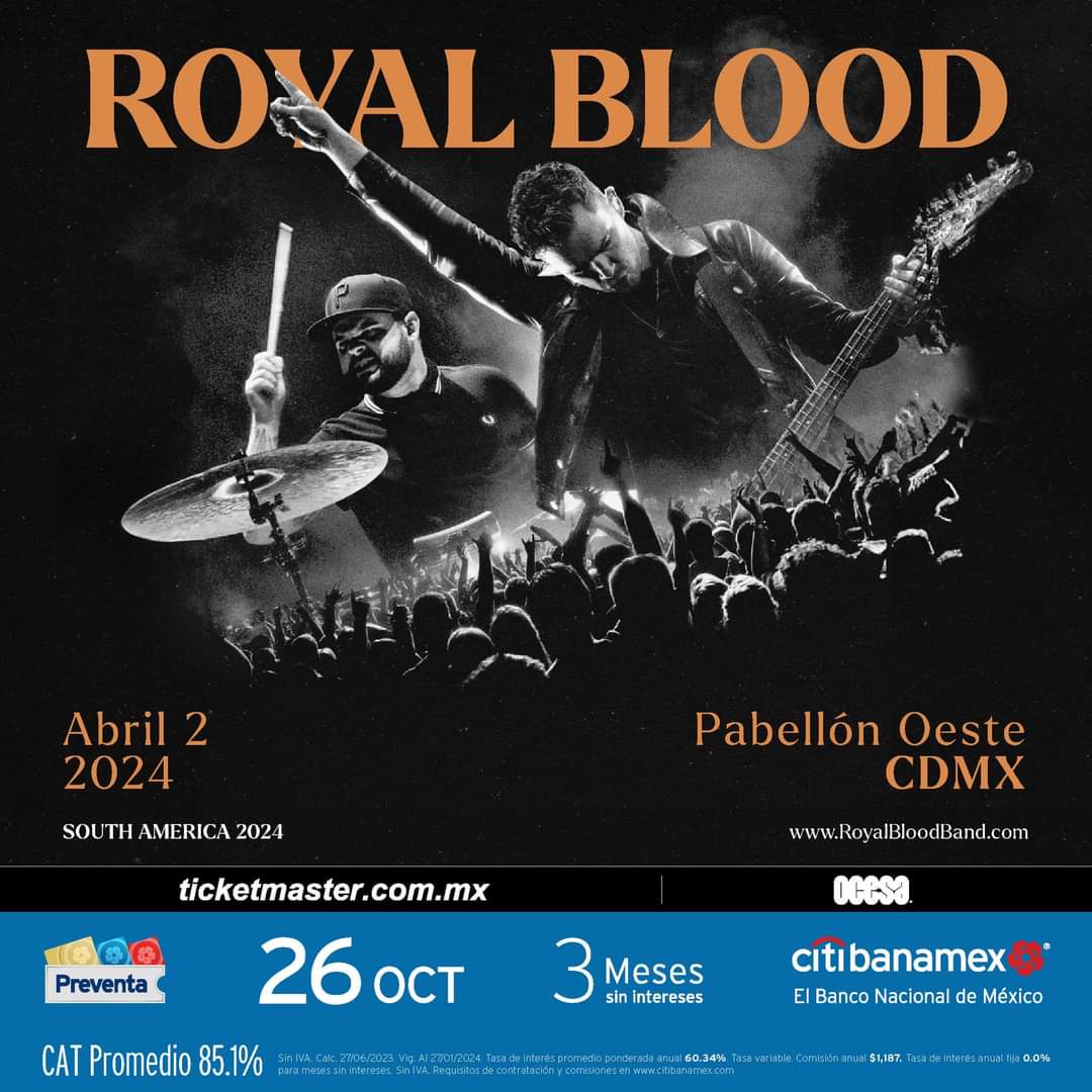 Royal Bloody anuncia show en CDMX - heaven and hell magazine