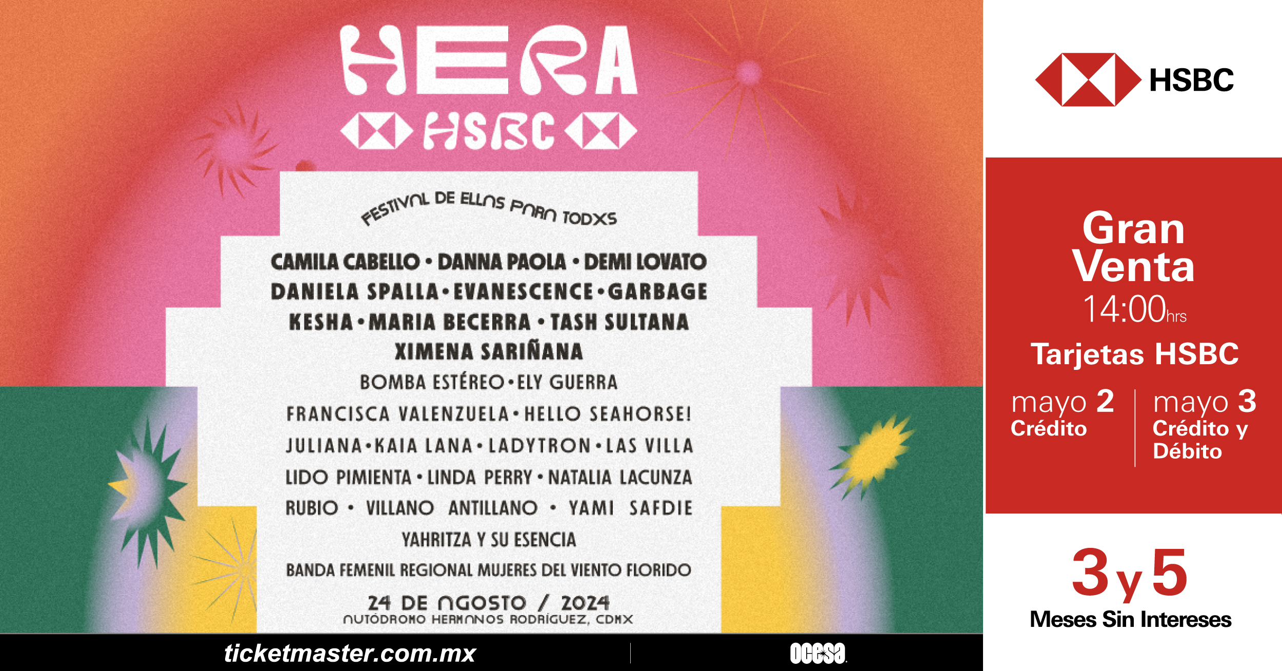 HERA HSBC: Un Festival para Celebrar la Equidad y el Talento Femenino ...
