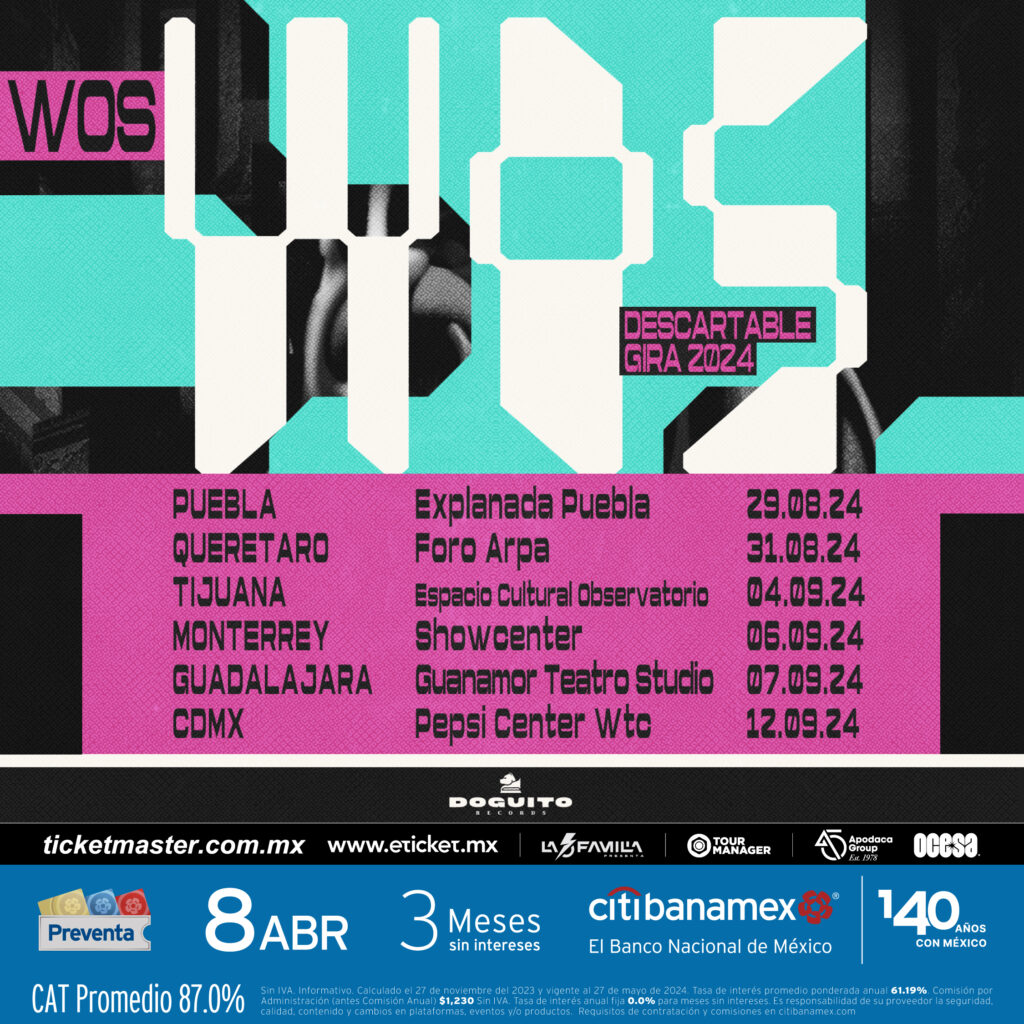 ¡WOS ANUNCIA SU GIRA MUNDIAL “DESCARTABLE” EN MÉXICO! - heaven and hell ...
