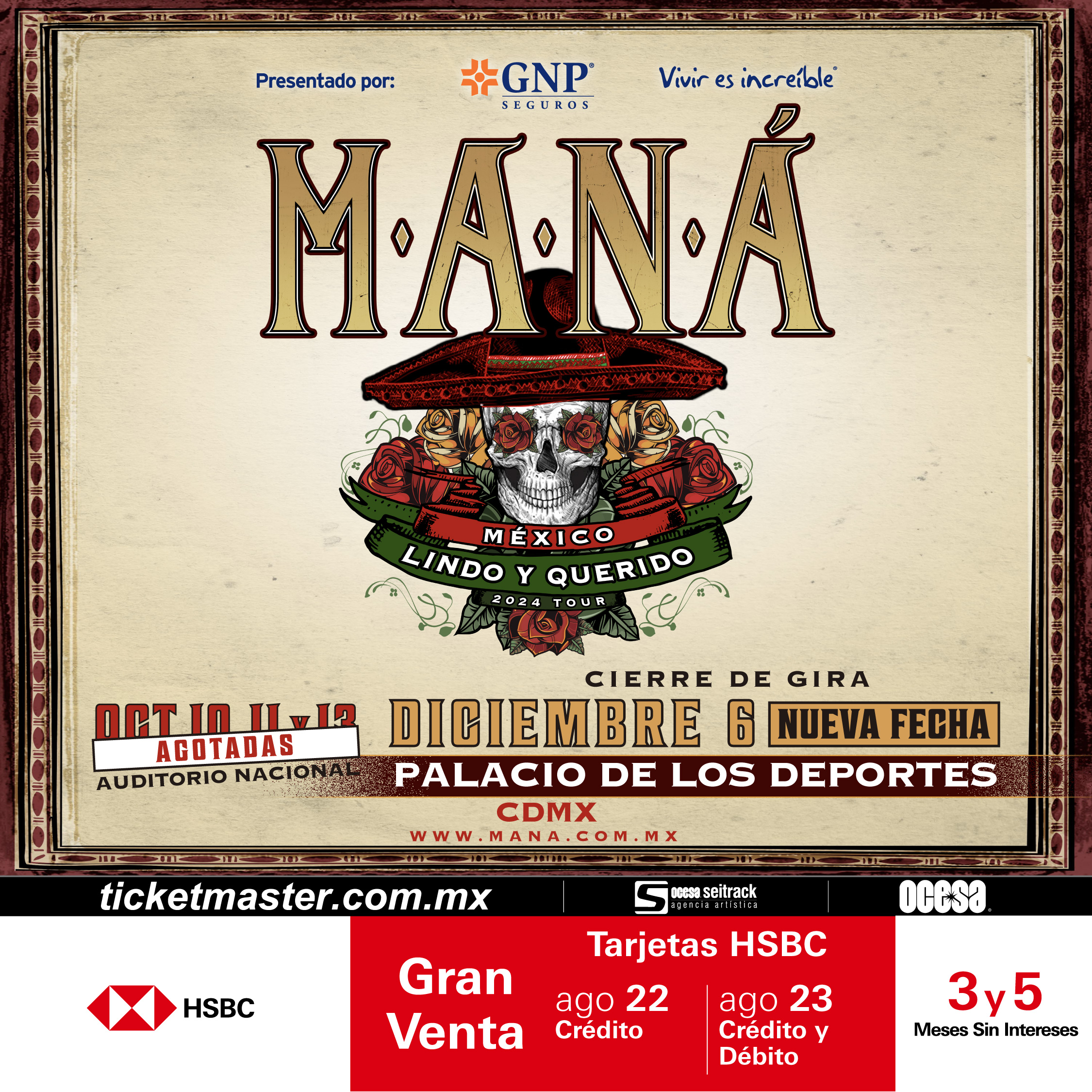 Maná Anuncia Nuevas Fechas para el Éxito de su "México Lindo y Querido ...