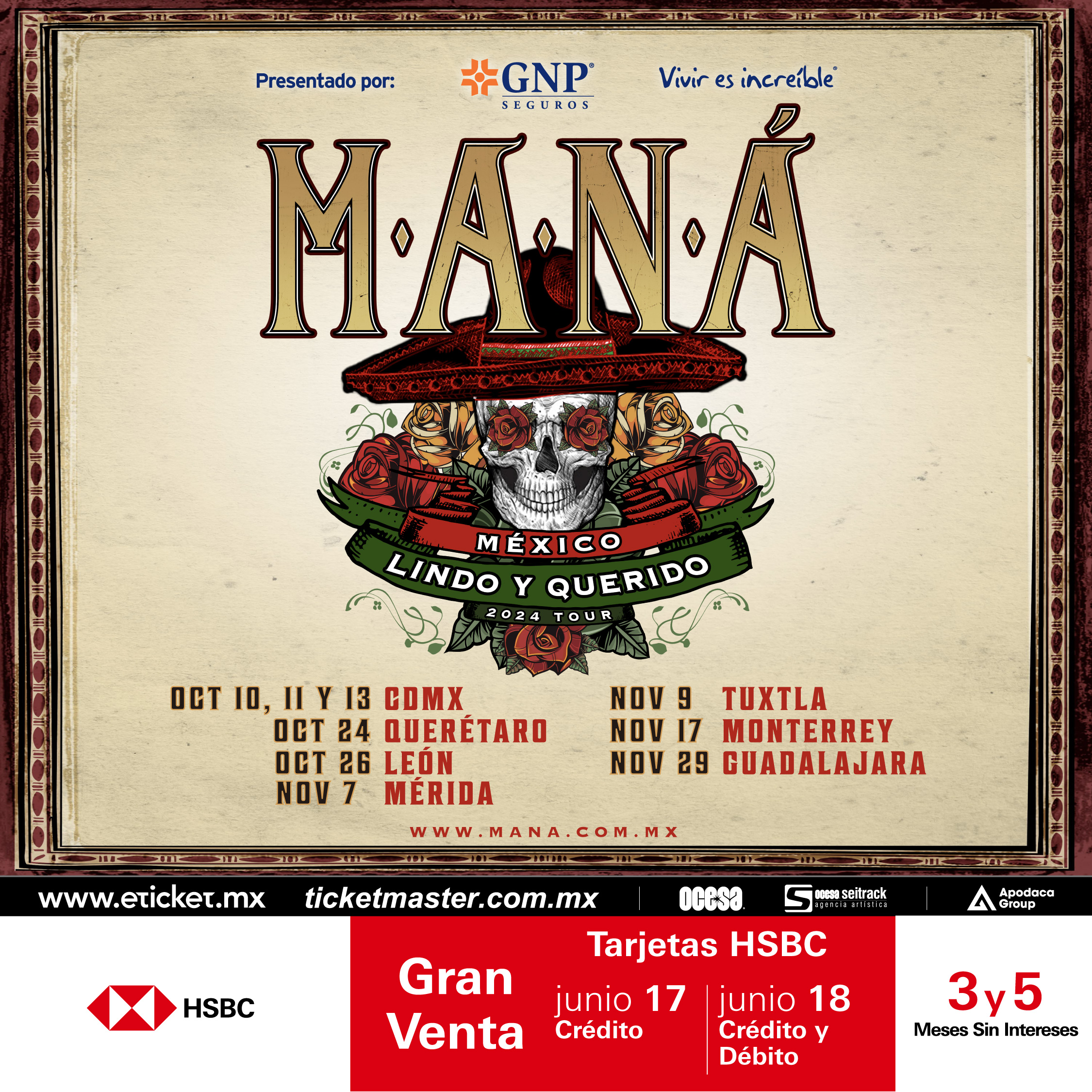 Maná Anuncia su Regreso a México con el "México Lindo y Querido Tour ...