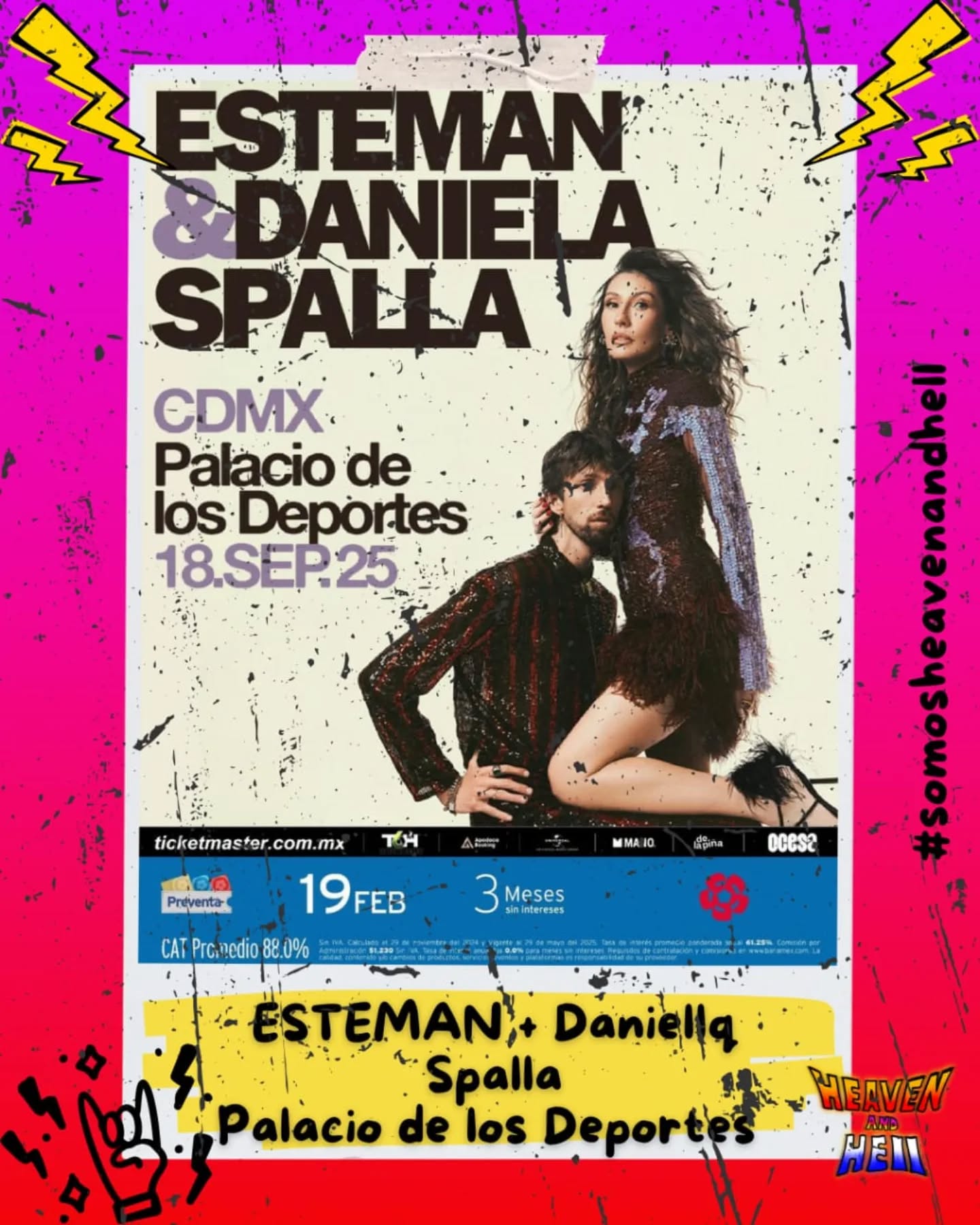 Esteman y Daniela Spalla se unen en concierto en el Palacio de los ...