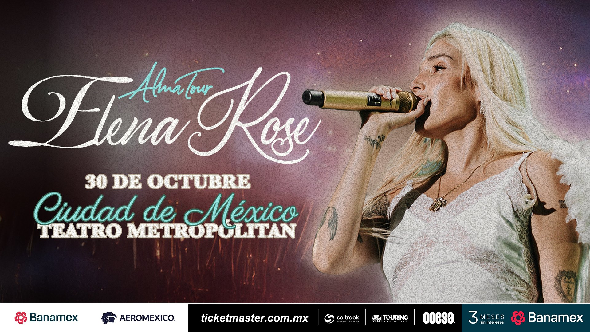 ¡Elena Rose llega a México con su explosivo Alma Tour 2025! - heaven ...